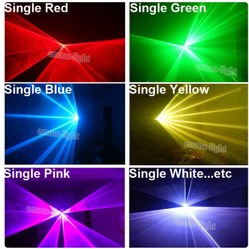 6w Rgb Ilda Dmx SD Card Beam Animation Laser Projector
