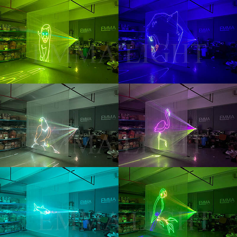 Pangolin FB4 Built-In 10w 15W RGB Animation Stage Laser Projector DJ ...