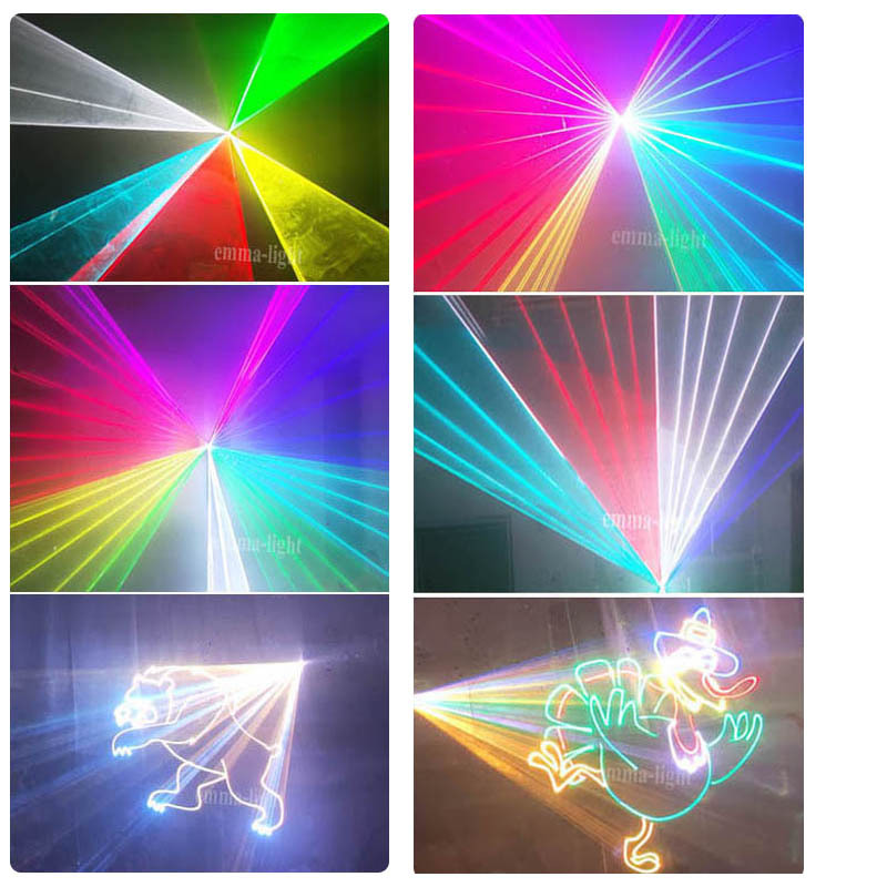 Pro 14W Ilda Dmx SD Card Text Animation Laser Projector Rgb Laser with ...