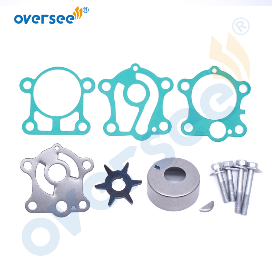 6J8-W0078 Water Pump Impeller Kit For Yamaha Outboard Boat 4T F15 F30 ...