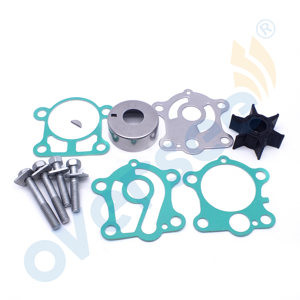 6J8-W0078 Water Pump Impeller Kit For Yamaha Outboard Boat 4T F15 F30 ...