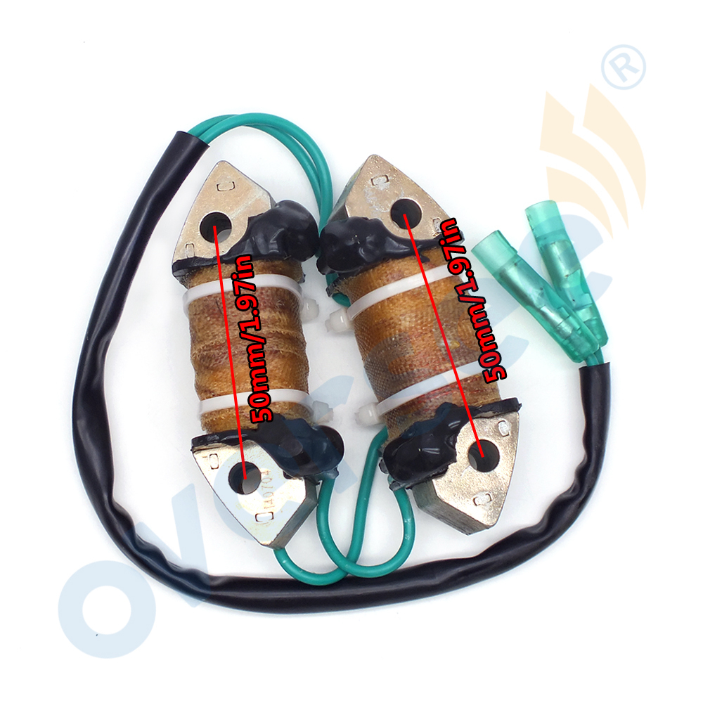 68T-85533 Lighting Coil For Yamaha Outboard Motor 4Stroke 6HP 8HP HDX ...