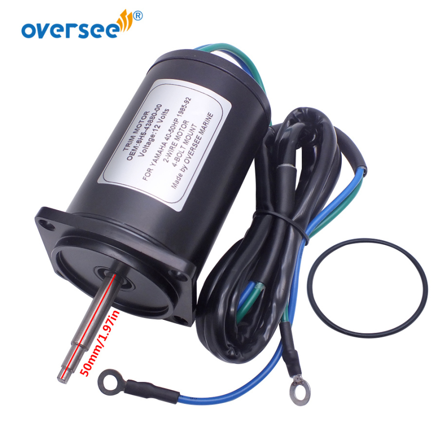6H5-43880 Tilt Trim Motor For Yamaha Outboard Motor 6H5-43880-02 12V 2 ...