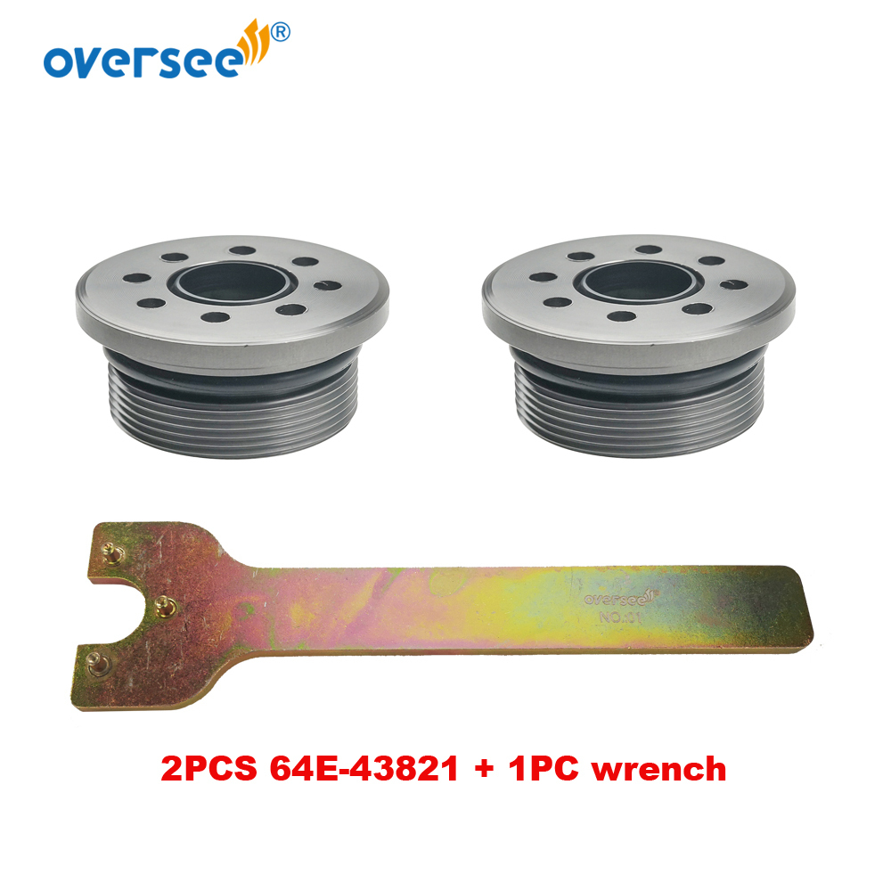 64E-43821 Screw Trim Cylinder with Seals and Wrench For Yamaha Outboard ...