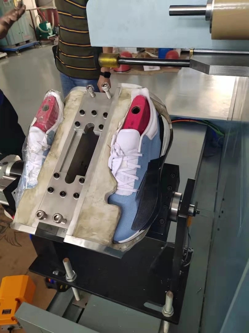 Rotary jigs servo motor sport shoes automatic pad printing machine