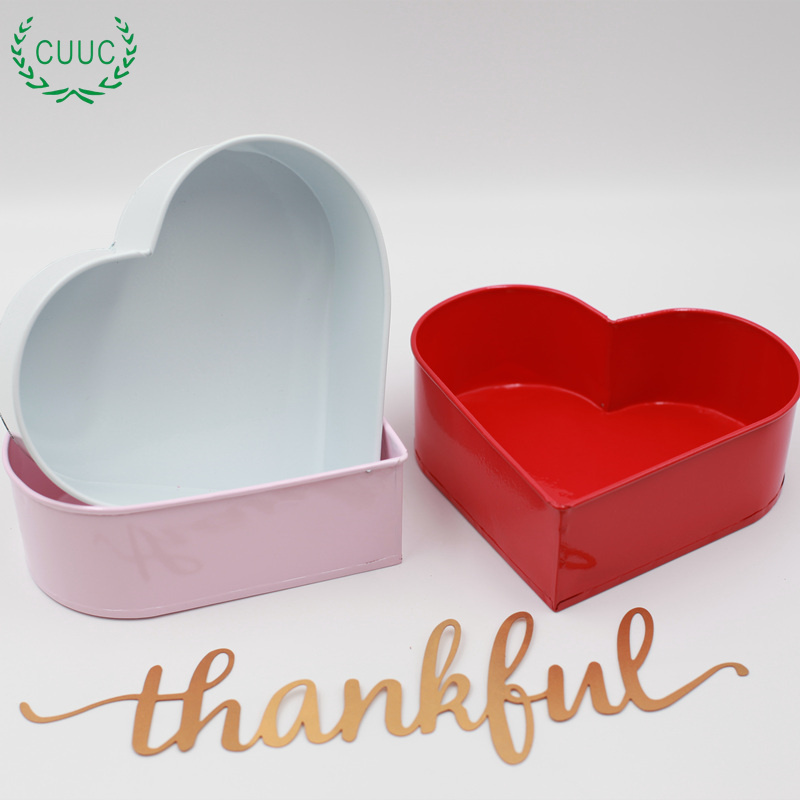 Zinc Garden Planters | Flower Pot for Saint Valentine's Day | Gift