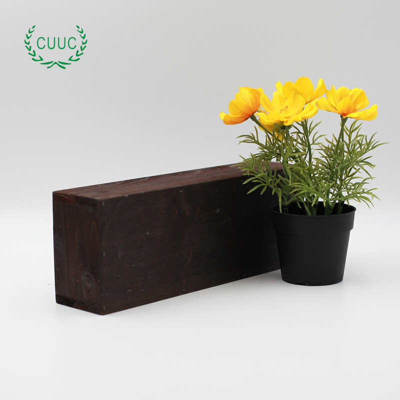 Rectangle Garden Planters Wood Pot for Outdoor