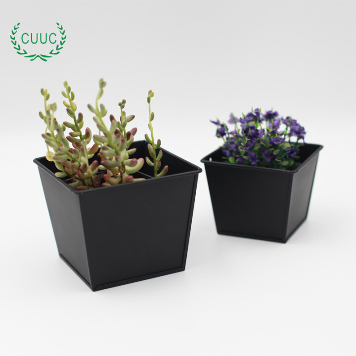 Square Zinc Flower Pots