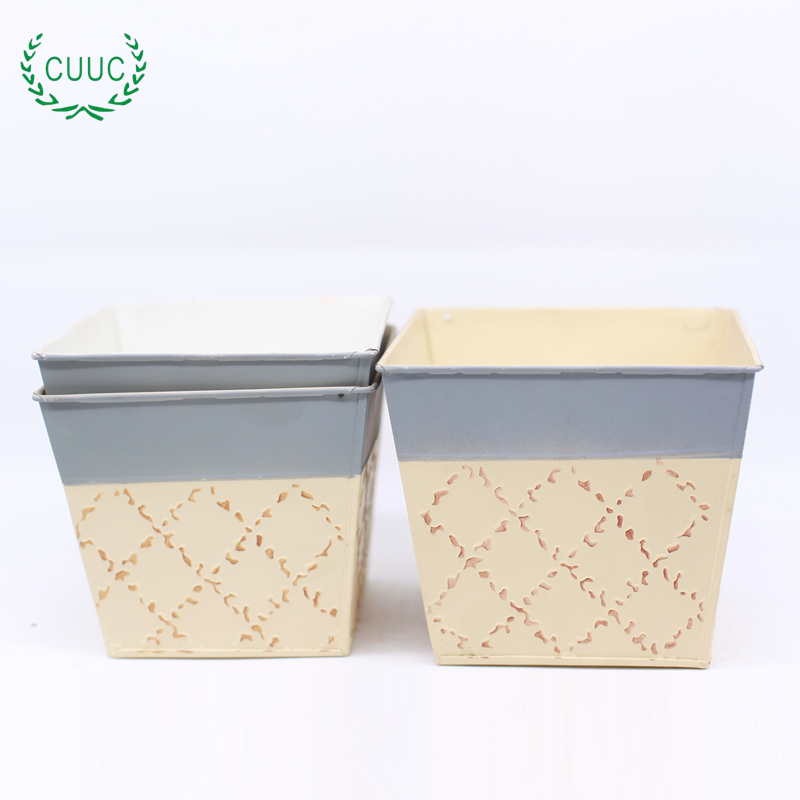 Square Decorative Herbs Nursery Planting Flower Plant Pots