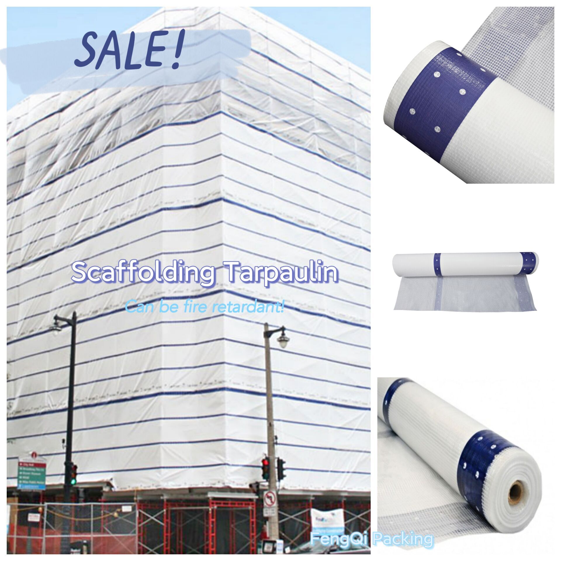PE Tarpaulin | waterproof poly tarp | fire-retardant tarpaulin | scaffolding tarpScaffolding Tarp