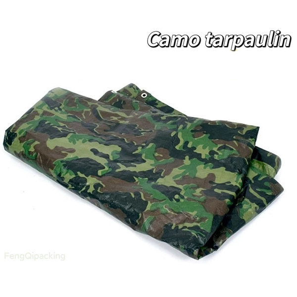 Glossy camouflage poly tarp camo PE tarpaulin military camping necessaryPE Tarpaulin ...