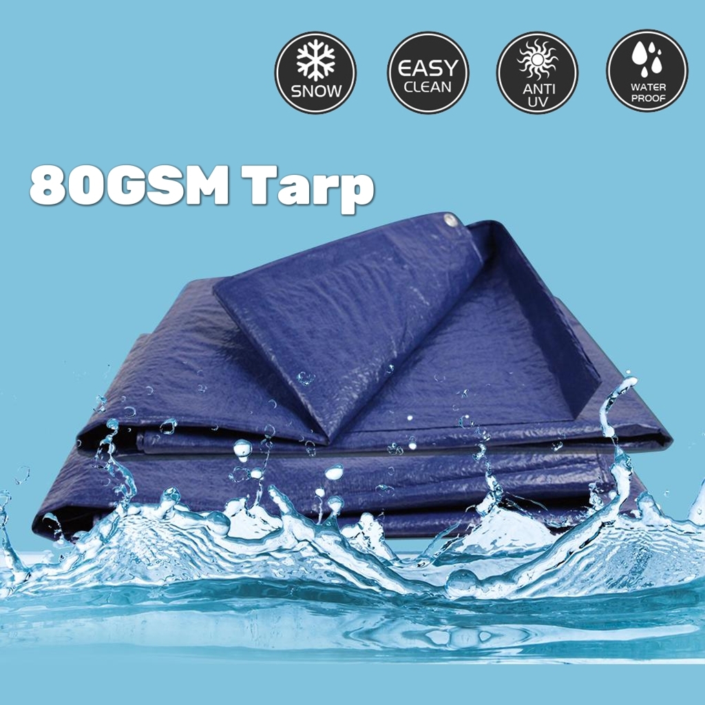 Light-weighted multipurpose blue poly tarp waterproof 80GSMPE Tarpaulin | waterproof poly tarp ...