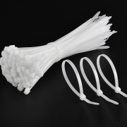 Accessories of Self-locking zip cabletie of clear white colorPE ...