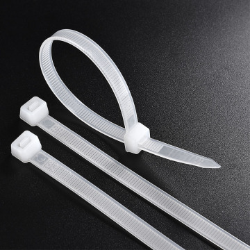 Accessories of Self-locking zip cabletie of clear white colorPE ...
