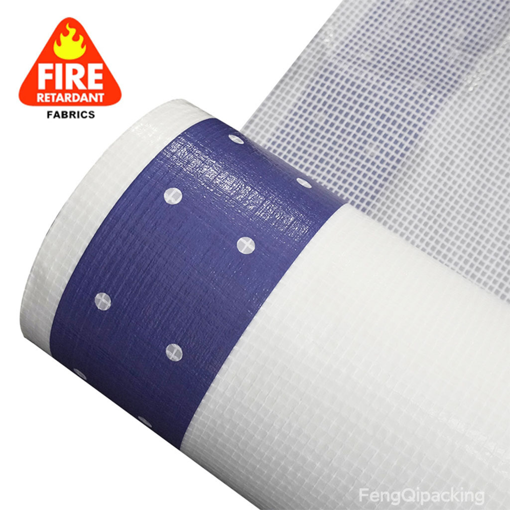 Flame-retardant scaffolding tarp FR5 B1 PE leno tarp PE Tarpaulin ...