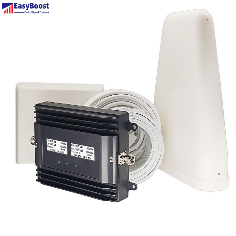 900/1800/2100Mhz Tri Band 2G 3G 4G IoT Signal Booster GSM Repeater ...