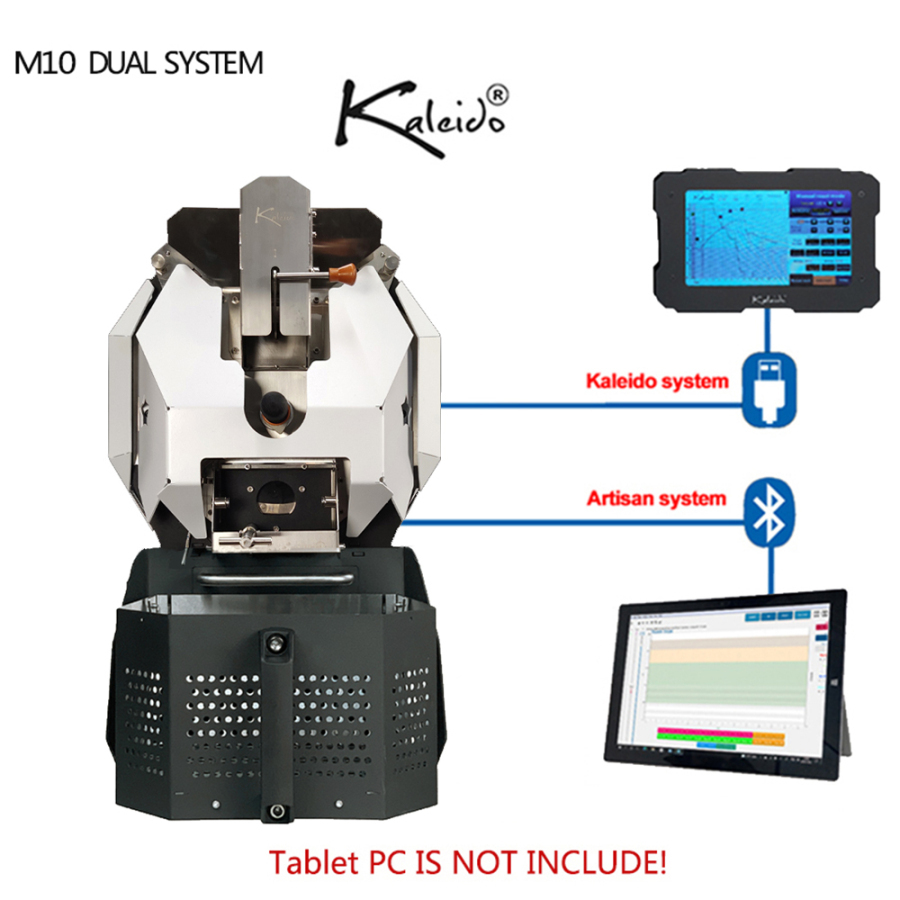Kaleido Sniper M10 DUAL SYSTEM Coffee Roaster 300g-1200g Electric Coffee Roasting Machine for ...