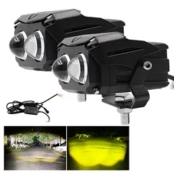Projector Headlights Motorcycle Led Classic Two Lens Rectangular Headlight For Motorcycle