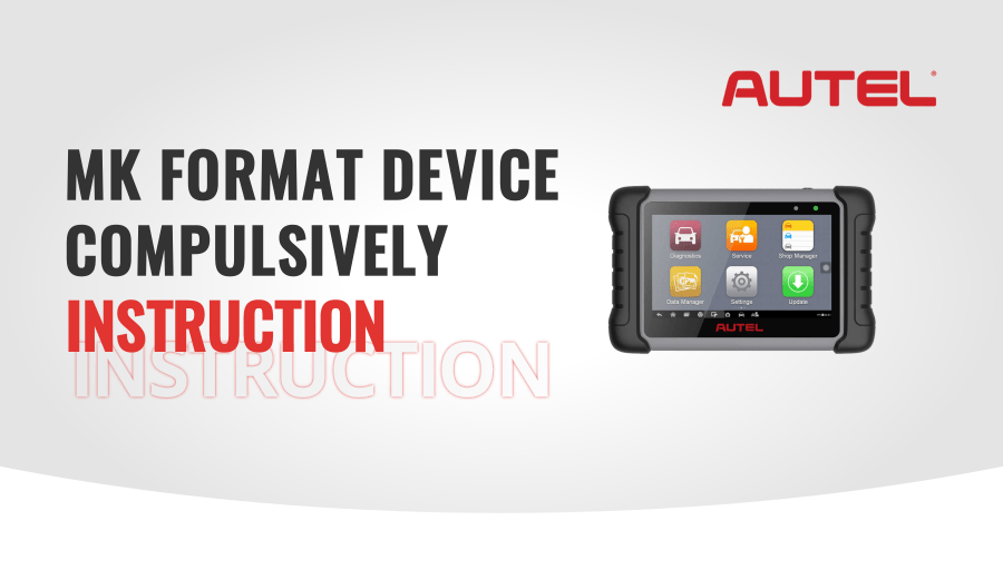 MK Format Device Compulsively, Fitwork for MK808 Series