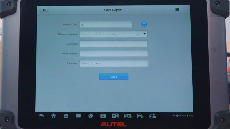 How to use Cloud Sharing Report on Autel Diagnostic Tablet?