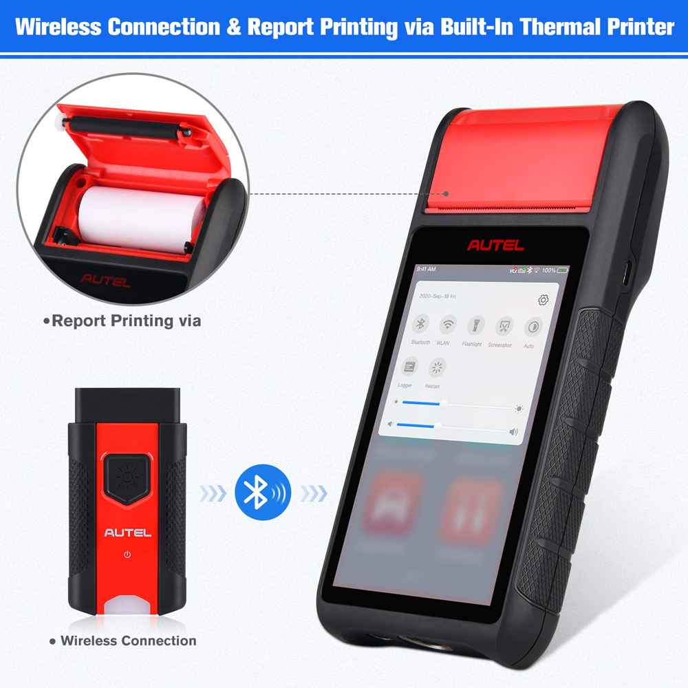 Autel MaxiBAS BT608 BT608E Auto Battery Tester & Electrical System ...