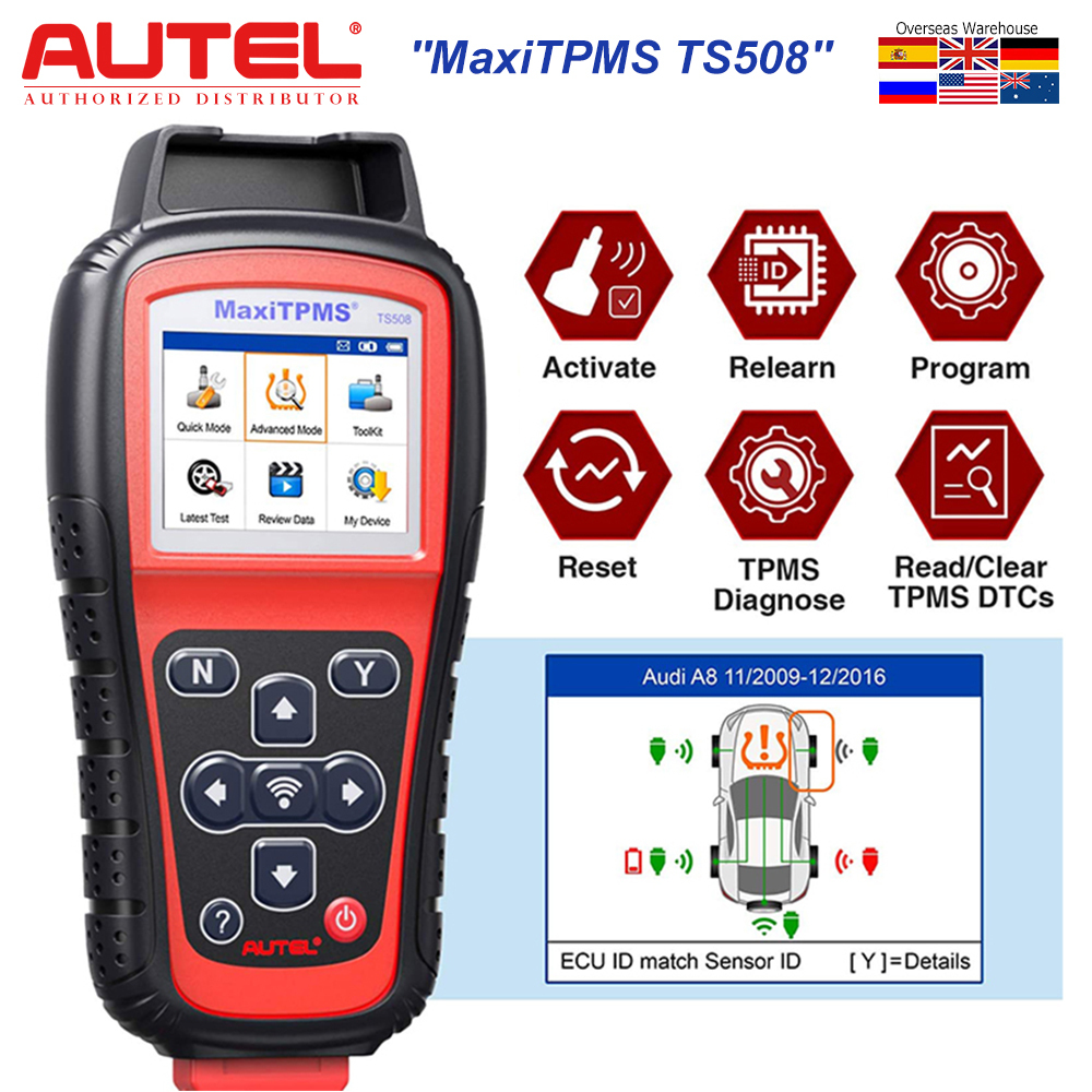 2023 Autel MaxiTPMS TS508 TPMS Programming Tool Lifetime Free Update