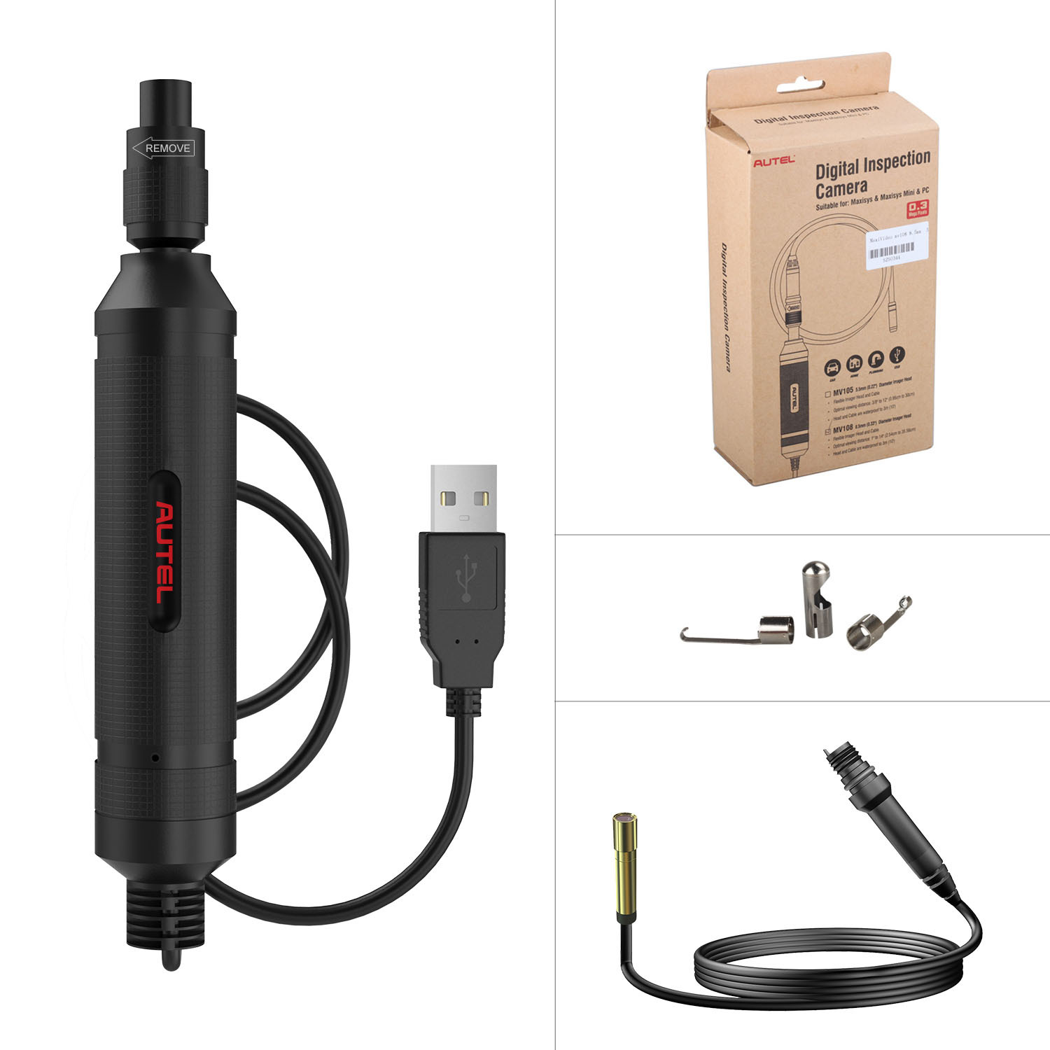 2024 Autel MaxiCOM MK808S MK808Z With Free Autel MaxiVideo MV108