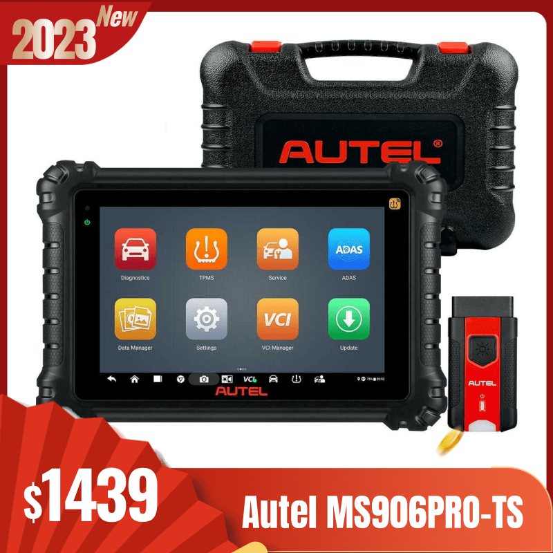 2023 Autel MaxiSYS MS906 Pro-TS Full Systems Diagnostic Tool with Complete TPMS + Sensor Programming