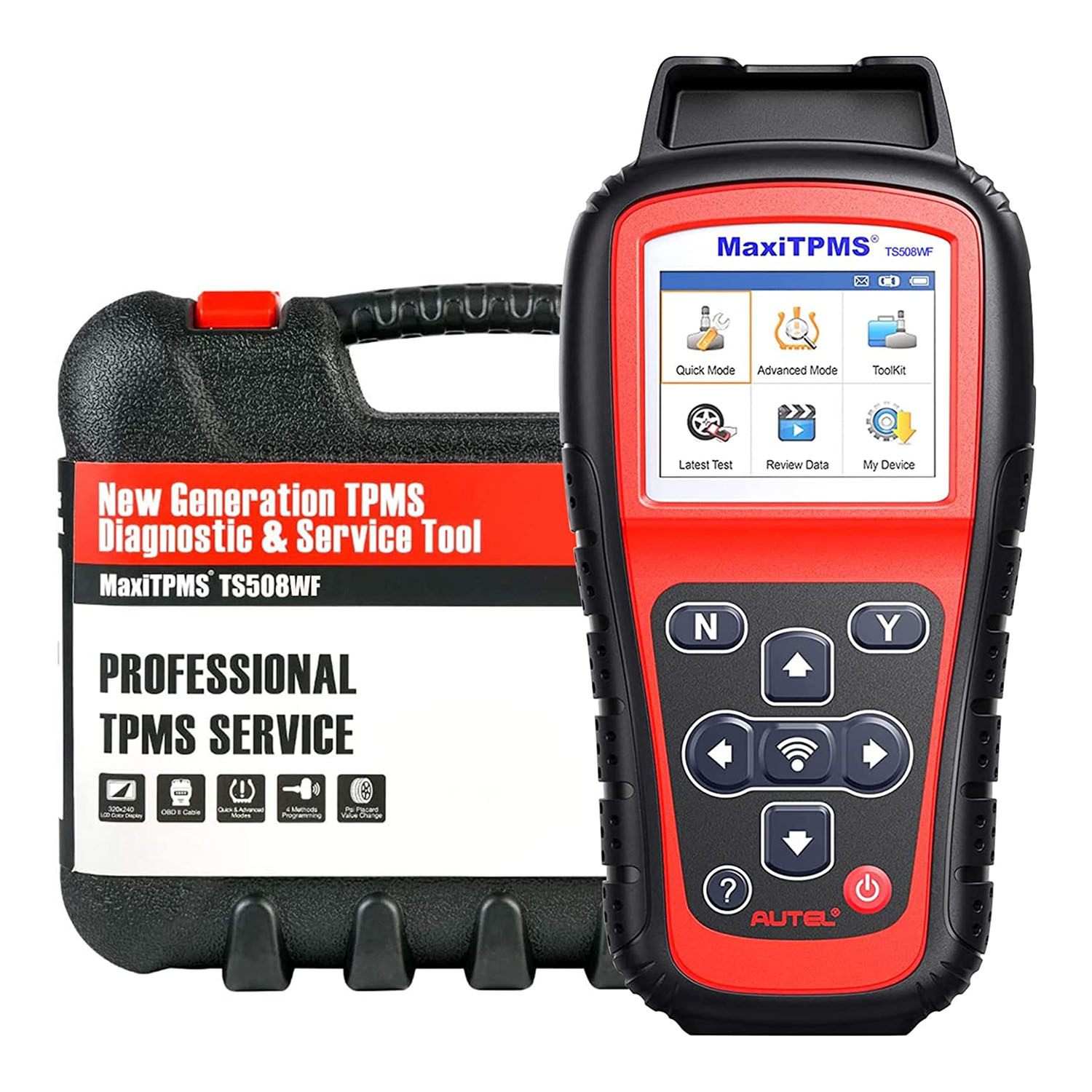 2024 Autel MaxiTPMS TS508WF Advanced TPMS Service Tool with WI-FI Updates