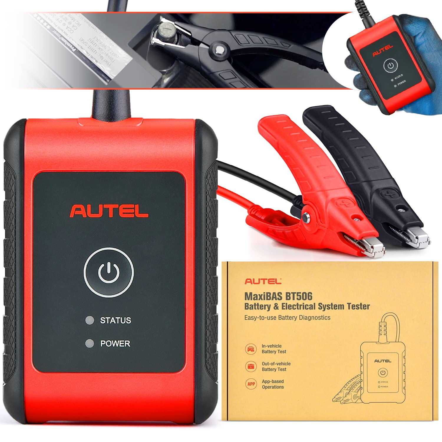 Autel MaxiBAS BT506 Auto Battery and Electrical System Analysis Tester ...