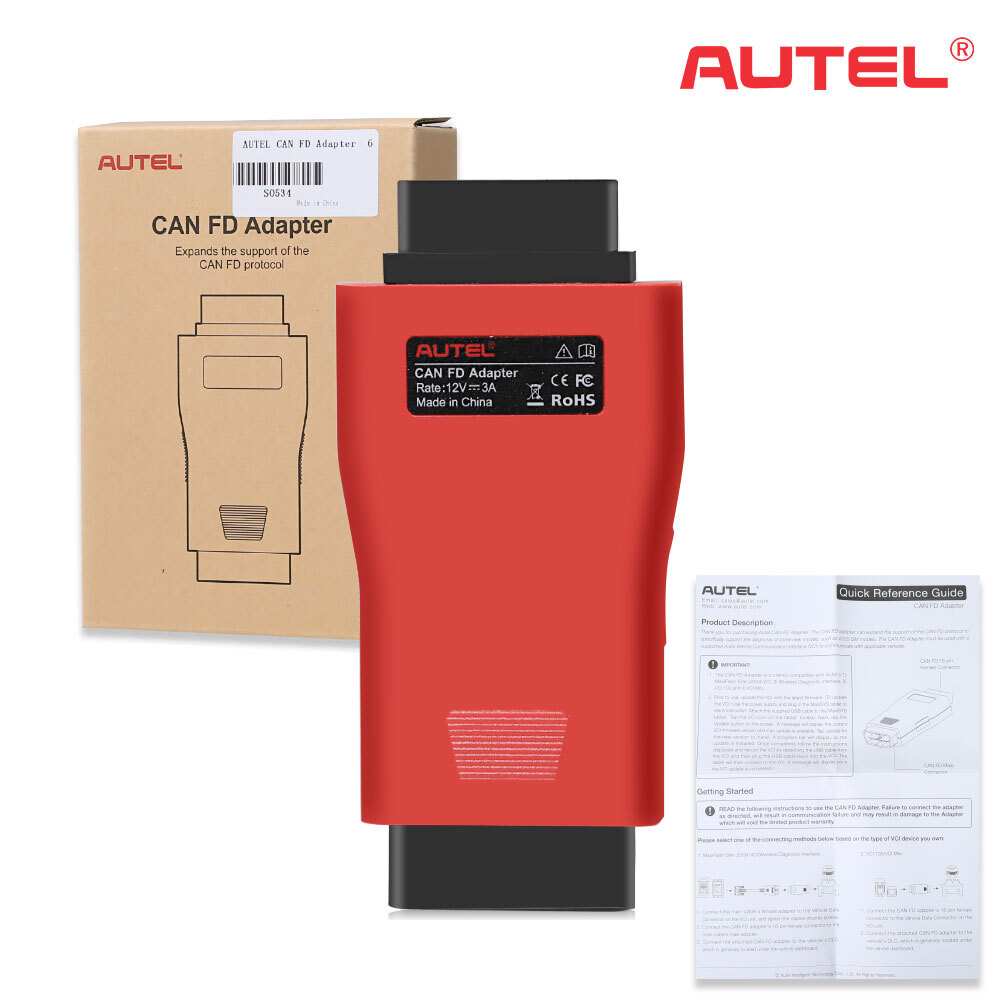 Original Autel CAN FD Adapter for MaxiSys Series IM508 IM608 Supports ...