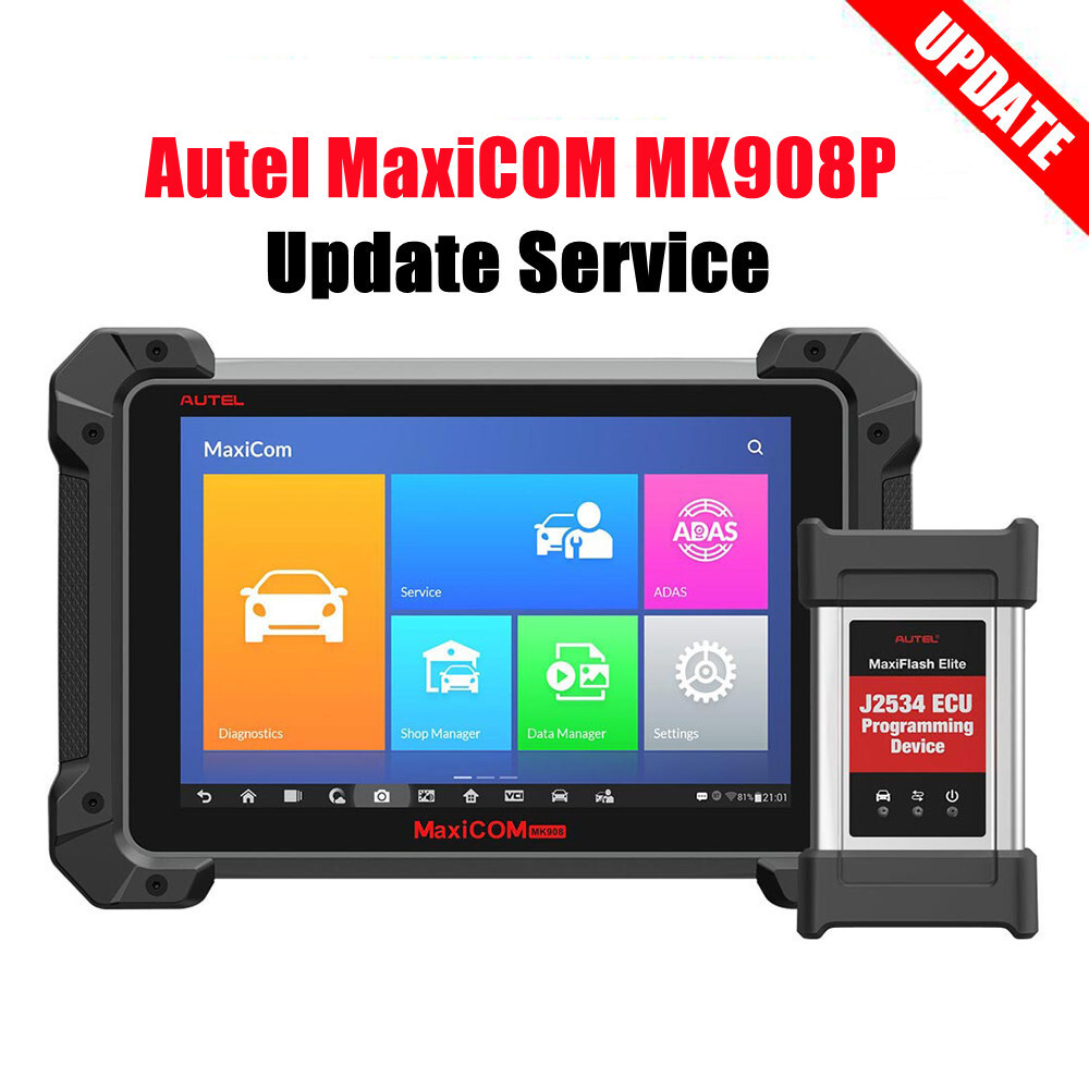 Original Autel MaxiCOM MK908P One Year Update Service (Total Care ...