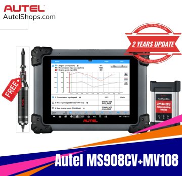[US/EU/UK Ship]2024 Autel Maxisys CV MS908CV Heavy Duty Truck ...