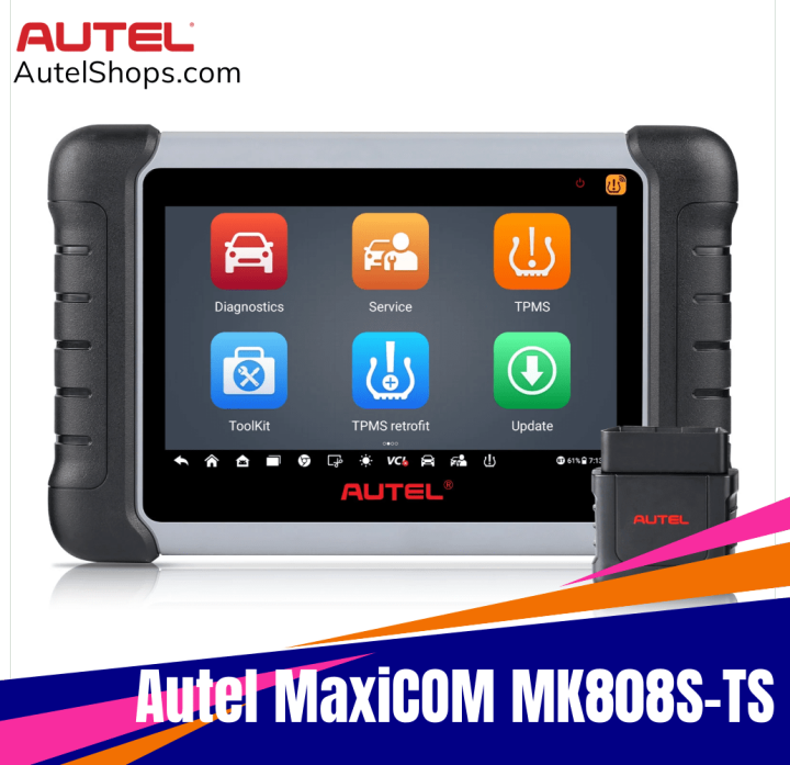 2023 Autel MaxiCOM MK808S-TS MK808Z-TS TPMS Relearn Tool Support ...
