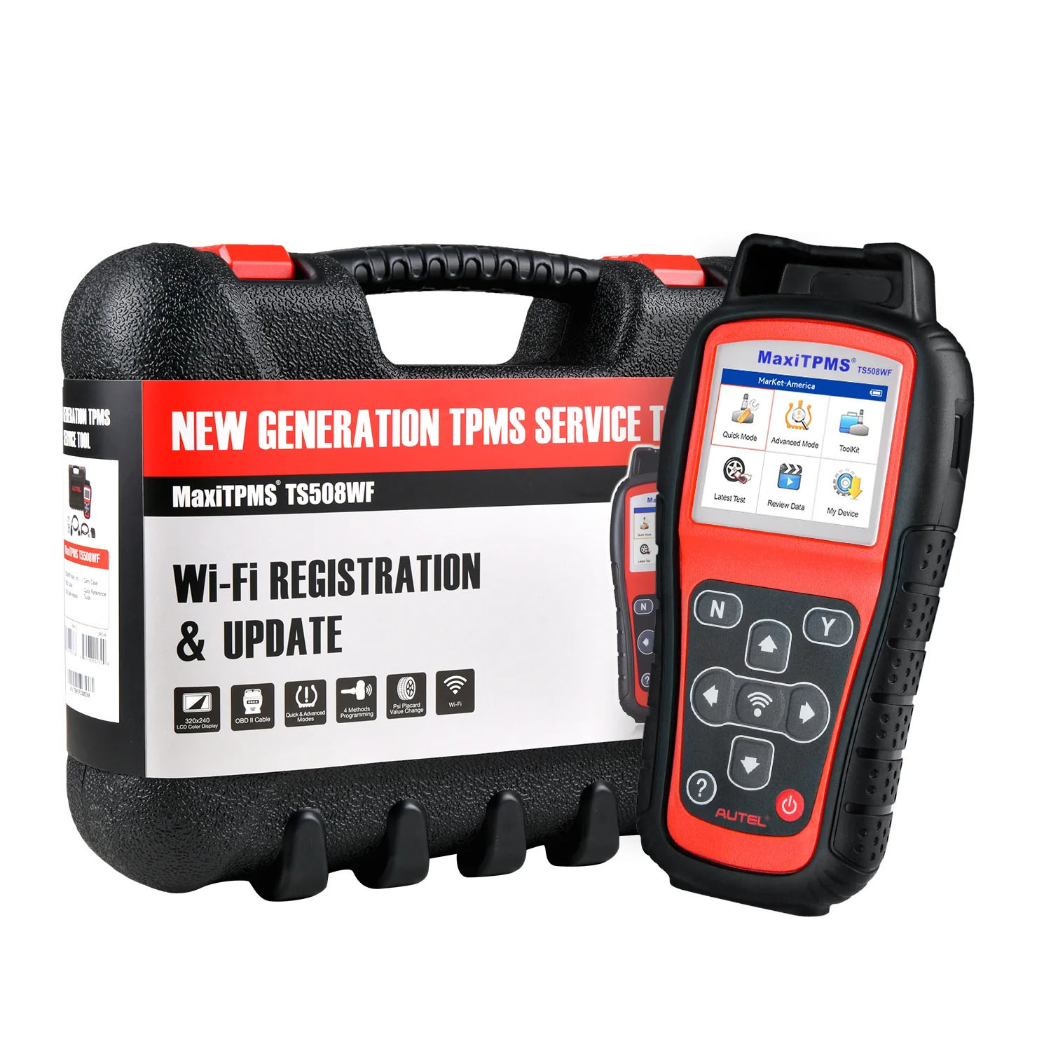 2024 Autel MaxiTPMS TS508WF Advanced TPMS Service Tool with WI-FI Updates