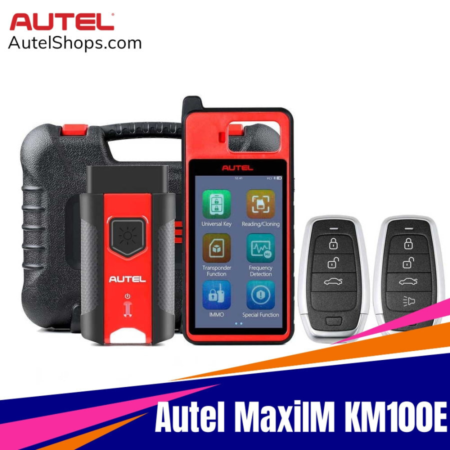 [US/EU/UK Ship]2024 Original Autel MaxiIM KM100 KM100E Universal Key ...