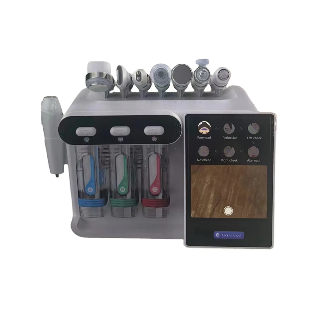 hydro facial machine skin analysis