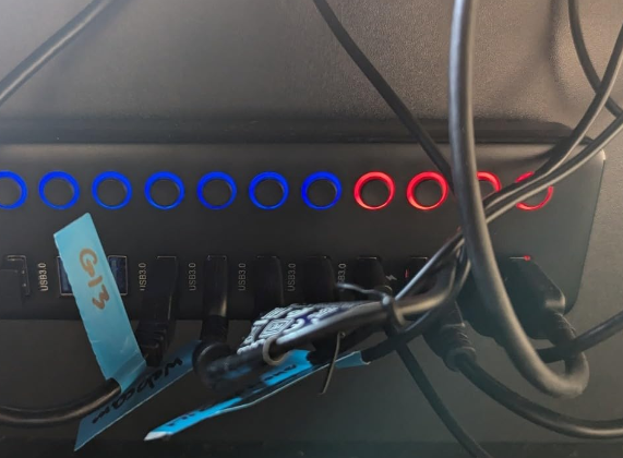 Powered USB 3.0 Hub, Wenter 11-Port USB Hub Splitter (7 Faster Data ...