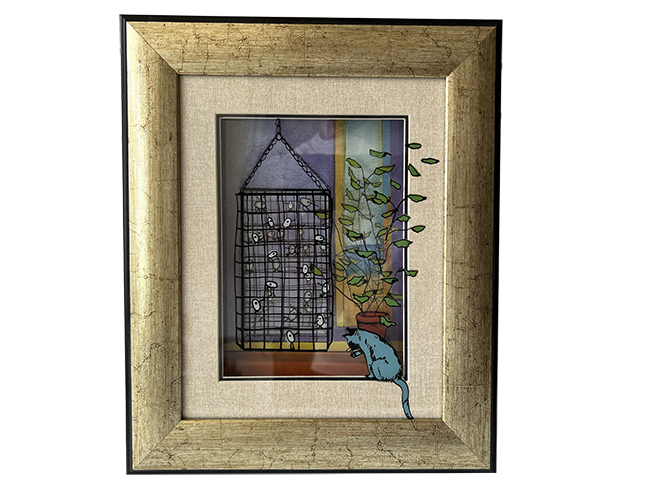 Shadow box photo frame HD10096