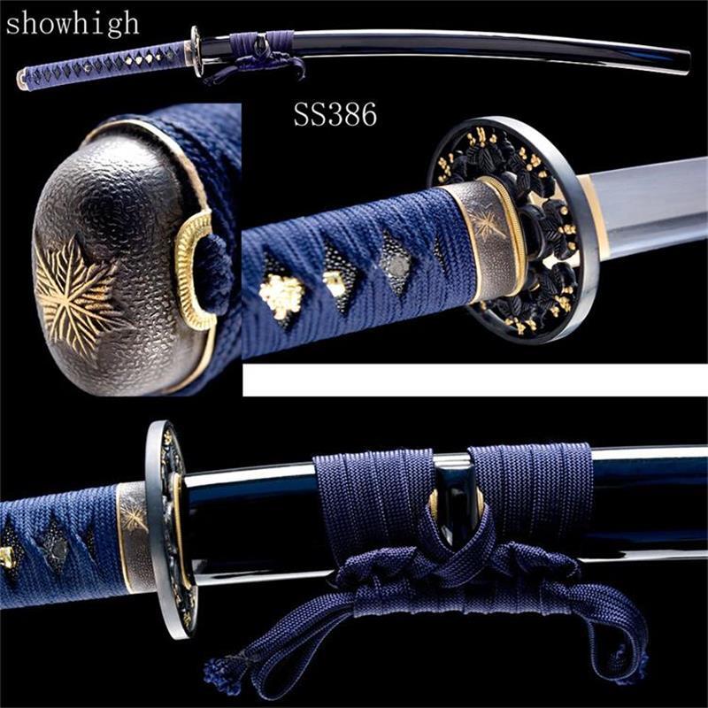 handmade damascus katana samurai swords ss386