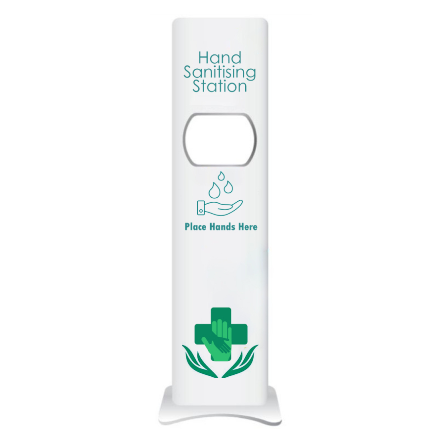 SD-002A Side open door type hand sanitsing station floor stand hand ...
