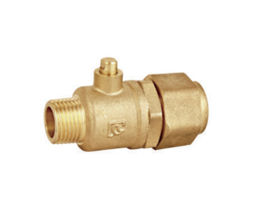 Brass Corporation Stop (ISO)