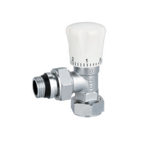 angle type brass radiator valve