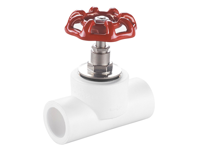 63MM WHITE COLOR PPR STOP VALVE