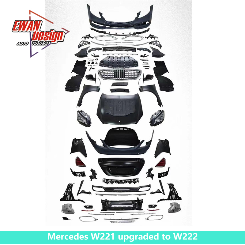 Mercedes Benz W221 Upgrade W222 upgraded body kit