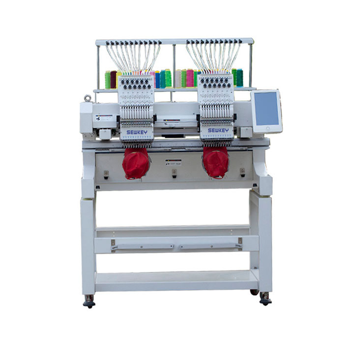 Sk-1202 Double Heads Hat Embroidery Machine