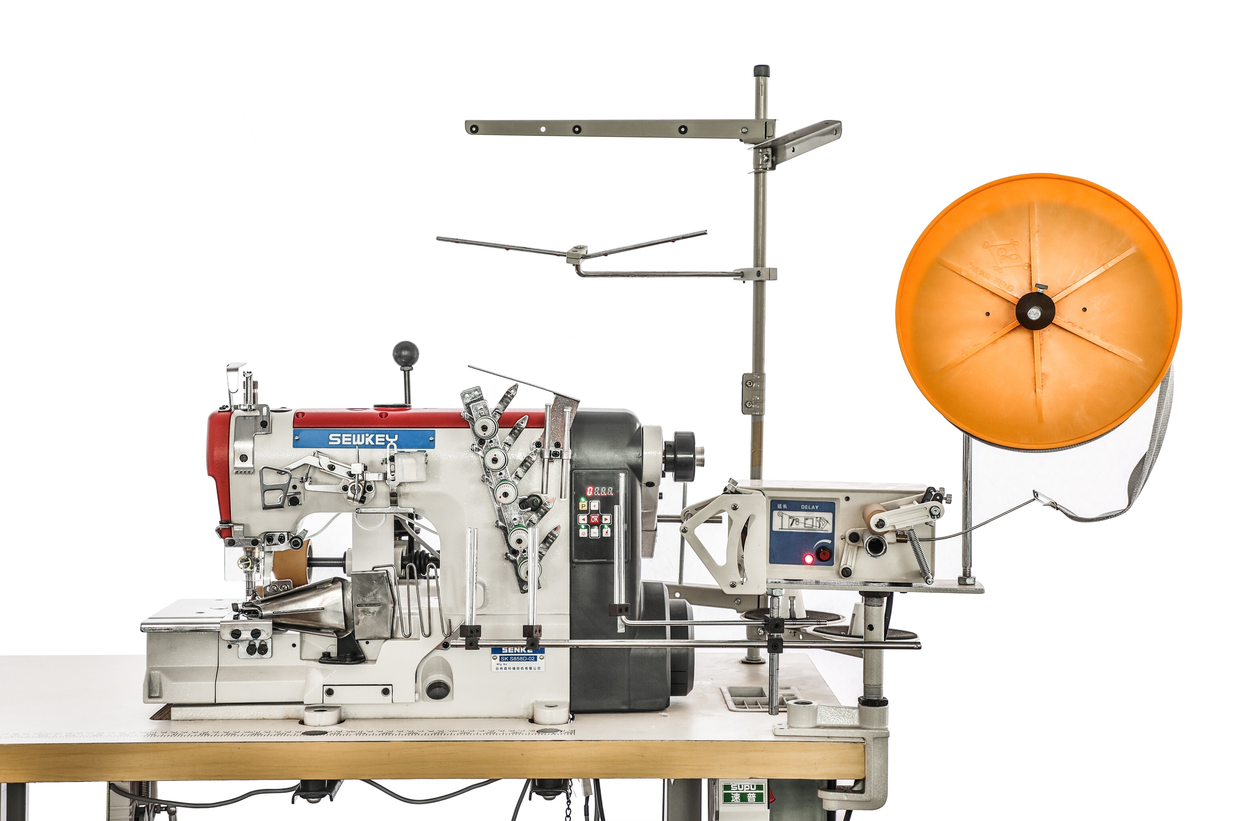 SK 858-UT Sewkey Direct-Drive Interlock Sewing Machine