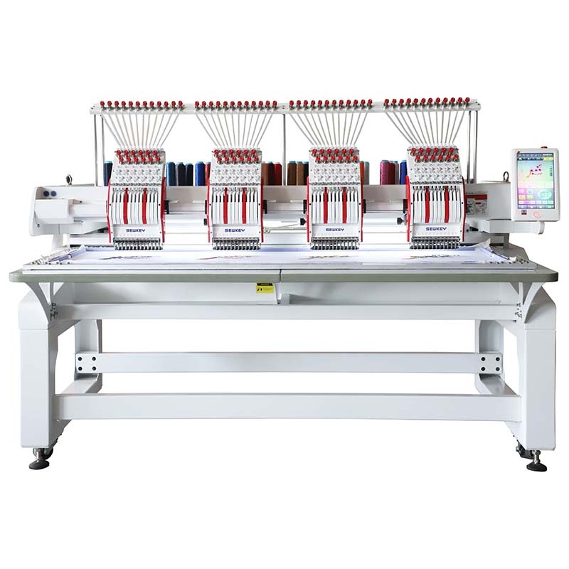 Sewkey 4-head 12-needle Industrial Embroidery Machine