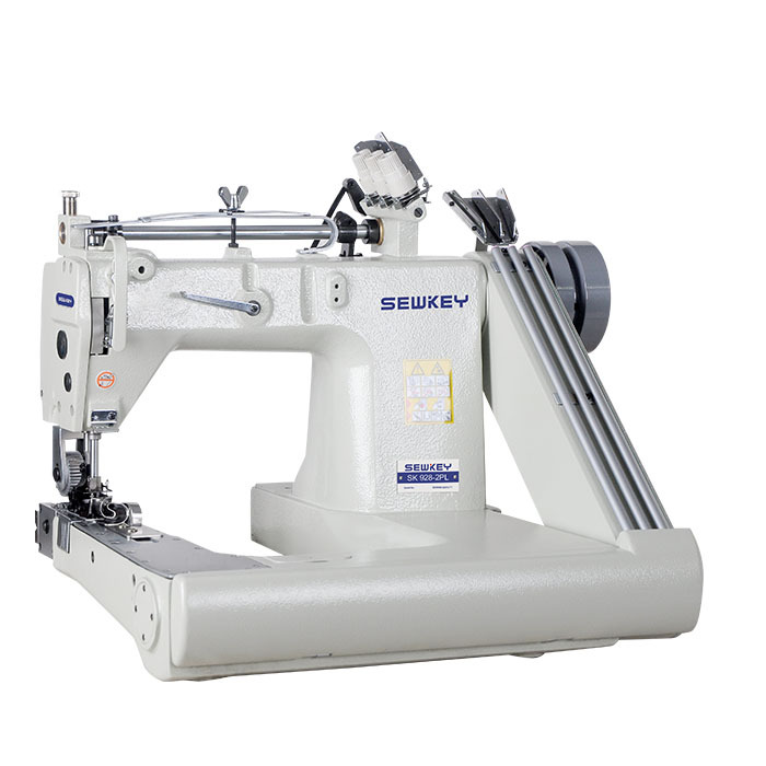 Sewkey three needles feed off the arm sewing machine with double puller