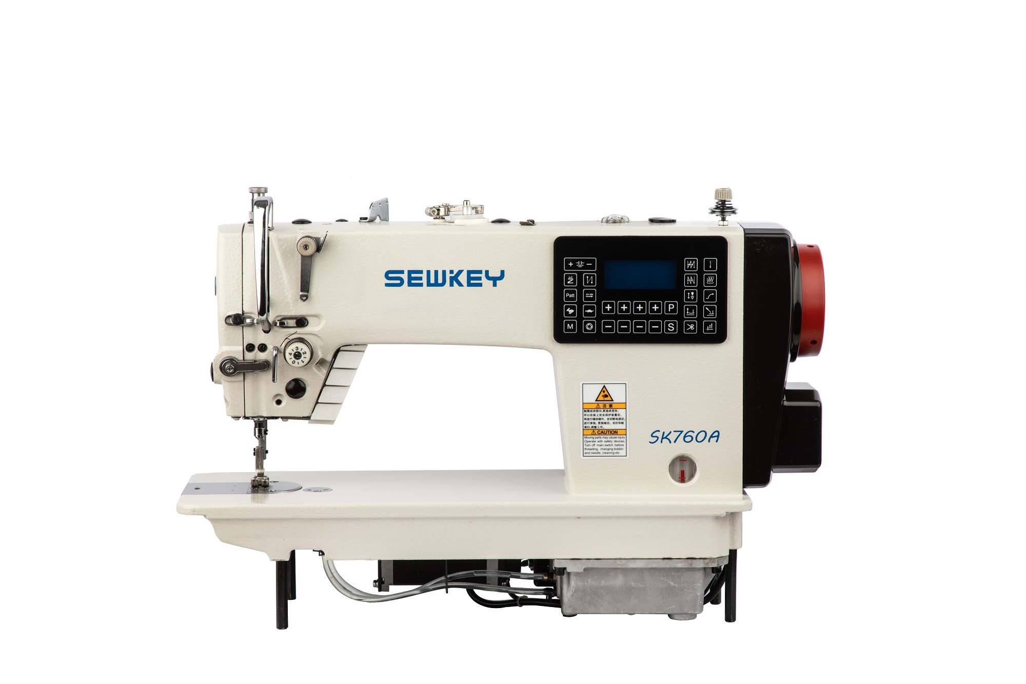 Sk-760A Sewkey Double Stepping Motor Lockstitch Sewing Machine